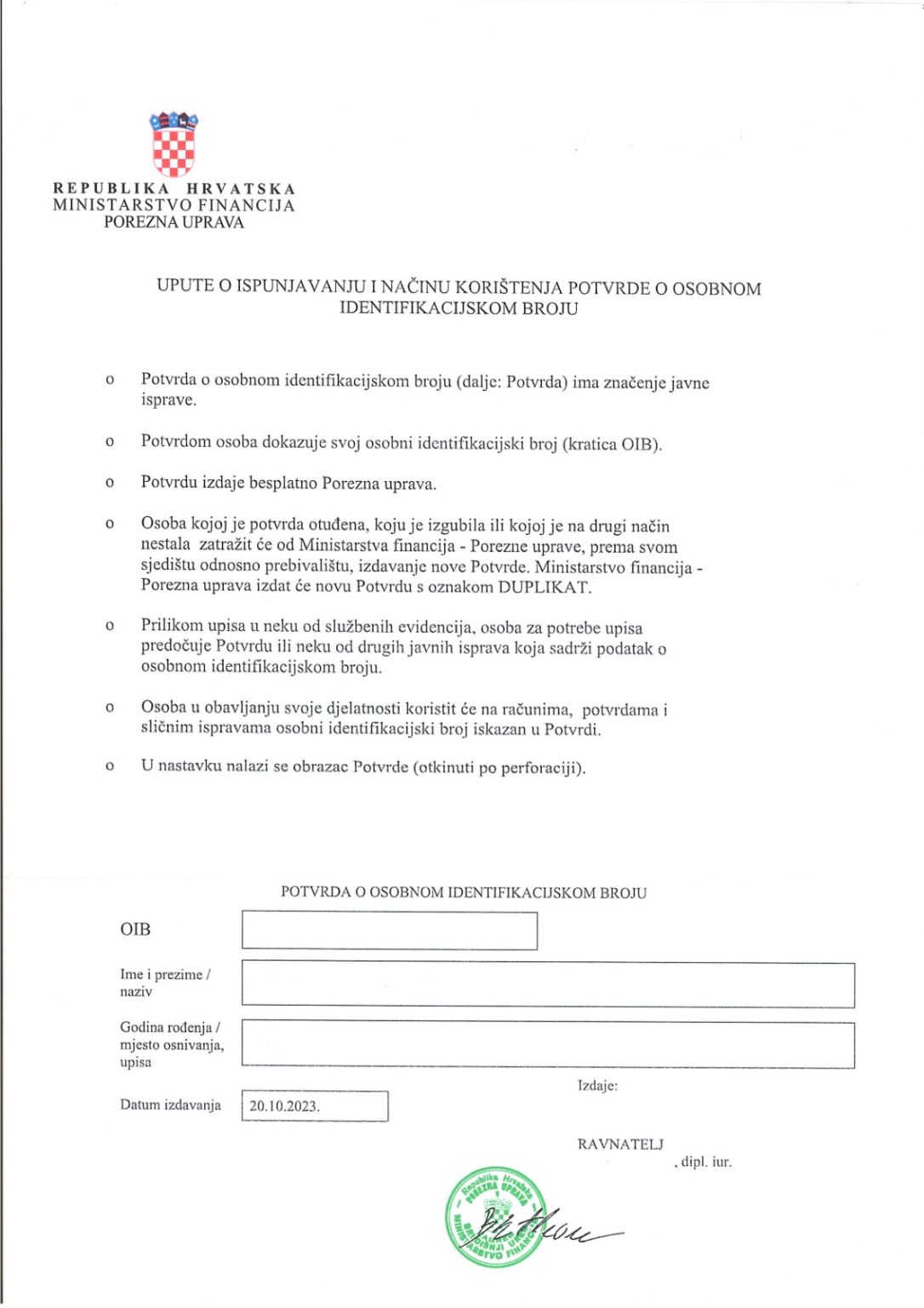 Kako ishoditi oib za stranog državljanina? - Marcetic.hr